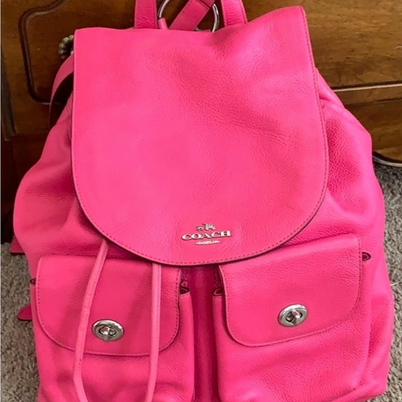 Coach | Accessories | Coach Pink Backpack Pursebag | Poshmark